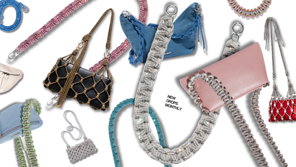 ROCKNOT | Rhinestone Purse Straps, Handbags & Statement Accessories