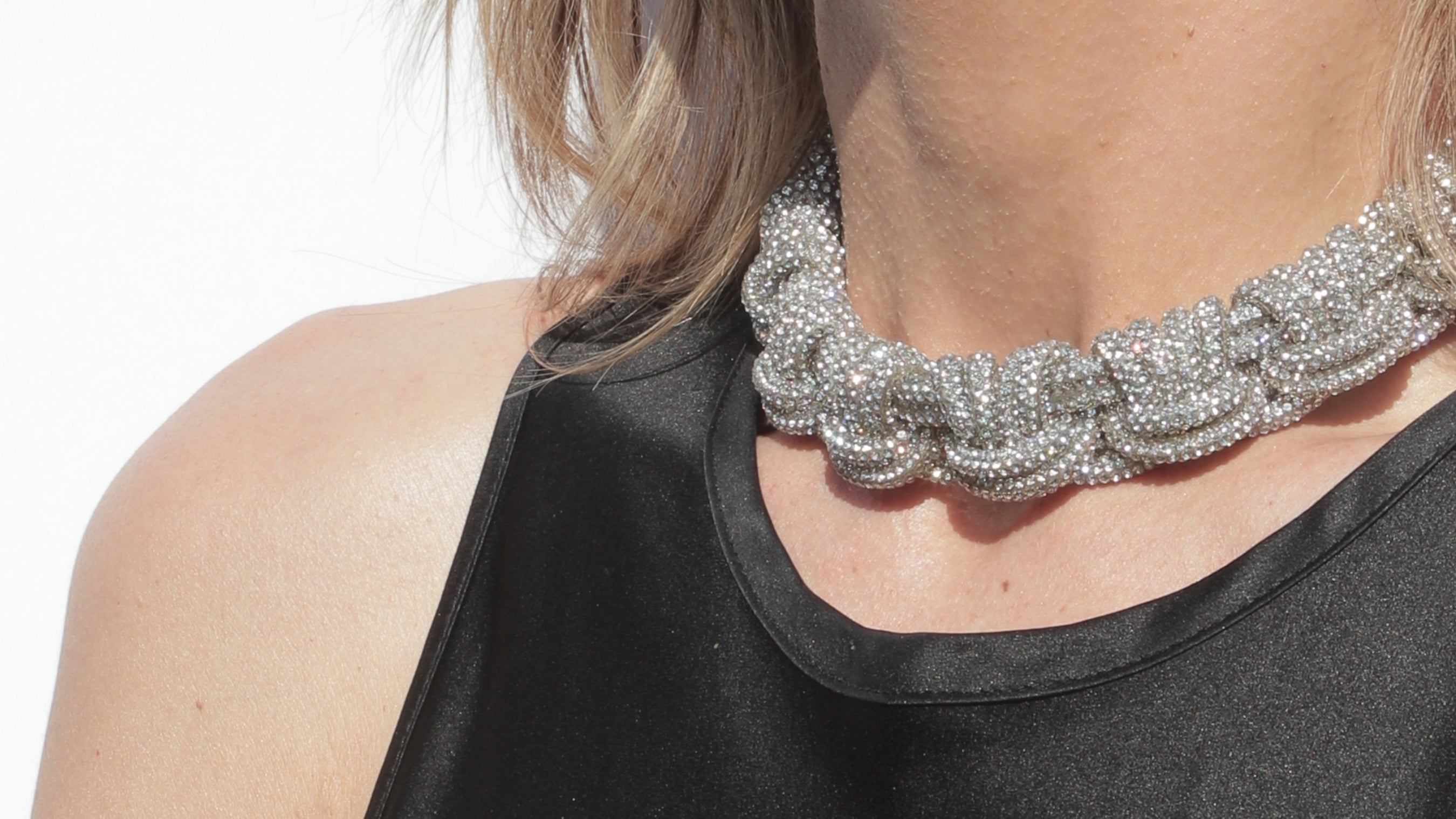 Rhinestone Jewelry and Accessories | Rhinestone Chain Necklace – ROCKNOT